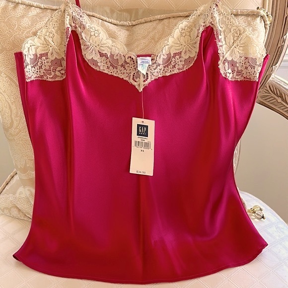 GAP Body | Intimates & Sleepwear | Gap Body Pinkishred Silk Lounge ...